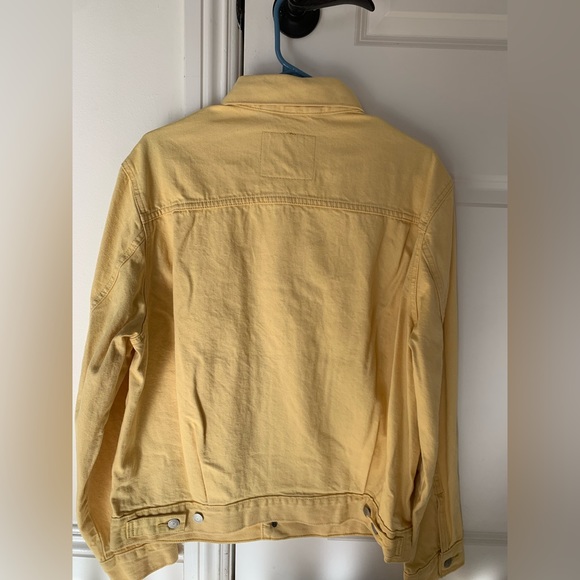 Levi's | Jackets & Coats | Levis Fresh Yellow Denim Jacket Worn Once ...